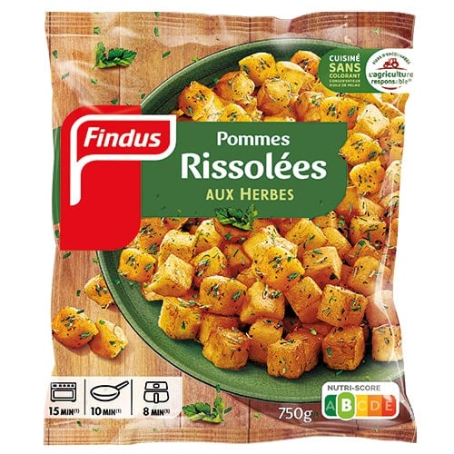 Pommes de terre rissolées surgelées aux Herbes | Findus